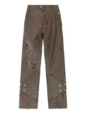 Rick Owens Press-stud-detail Trousers - Brown