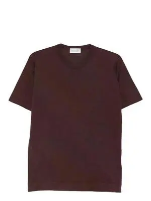 John Smedley Lorca Fine-knit T-shirt - Brown