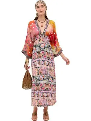 Rixo Flori Cara Swift Mix Dress - Multi