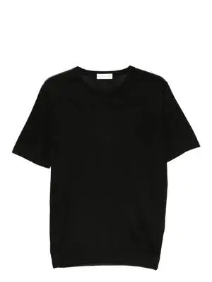 ROBERTO COLLINA Knitted T-shirt - Black