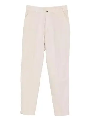 Eleventy Elasticated-waist Chino Trousers - Neutrals