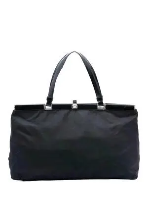 Prada 2000-2013 Tessuto Tote Bag - Black