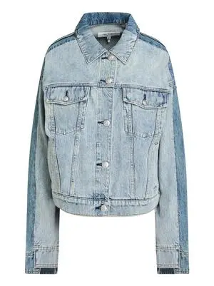 Rag & Bone Ryan Two-tone Denim Jacket - Light Denim
