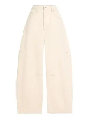 Rag & Bone Chase High-rise Barrel-leg Jeans - Ecru