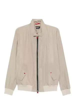 Kiton Zip-up Bomber Jacket - Neutrals