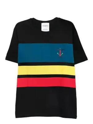 Iceberg Striped T-shirt - Black