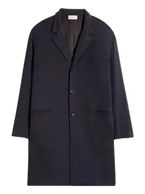 LEMAIRE Single-breasted Coat - Black