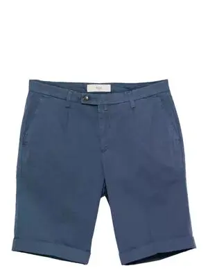 BRIGLIA 1949 Turn-up Hem Shorts - Blue