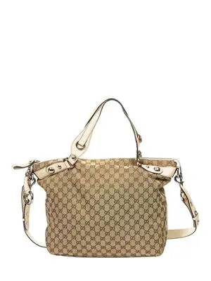 Gucci Gg Supreme Shoulder Bag - Neutrals