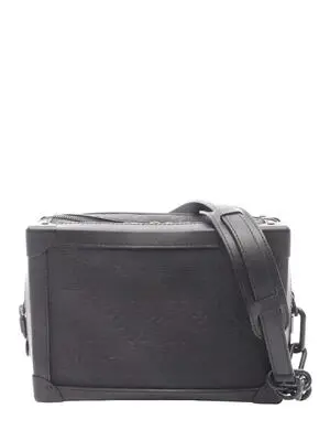 LOUIS VUITTON 2021-2026 Monogram Taurillon Soft Trunk Crossbody Bag - Black