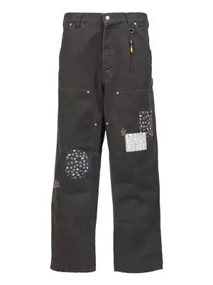 MASTERMIND WORLD X Sean Wotherspoon Patchwork Trousers - Brown