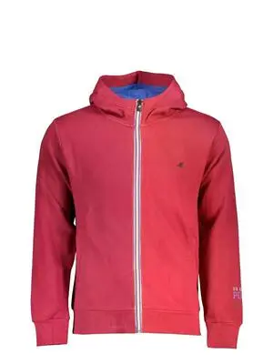 U.S. Grand Zip-up Cotton Hoodie - Red