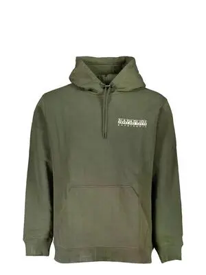 NAPAPIJRI Graphic-print Boxy Hoodie - Green