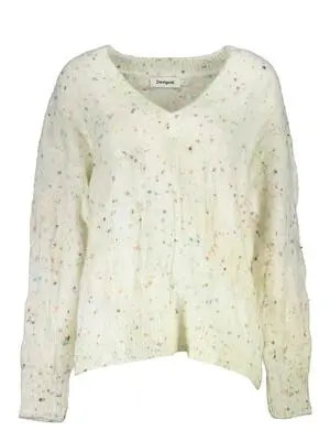 Desigual Cable-knit Speckled Sweater - Neutrals