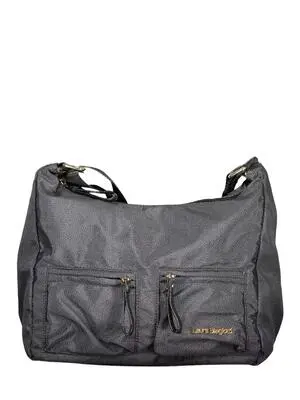 LAURA BIAGIOTTI Logo-lettering Shoulder Bag - Grey