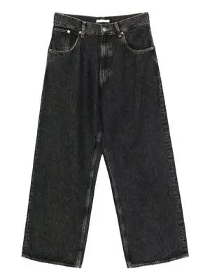 SUNFLOWER Five-pocket Wide-leg Jeans - Black