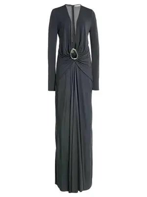 Christopher Esber Ruched Maxi Dress - Grey