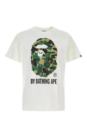 A BATHING APE Abc Camo T-shirt - White