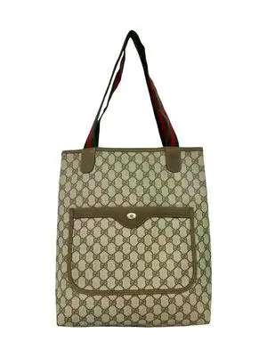 Gucci 20th Century Gg Supreme Web Tote Bag - Neutrals