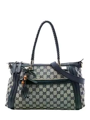 Gucci Gg Canvas Bella Satchel - Neutrals