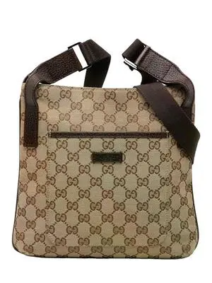 Gucci Gg Canvas Crossbody Bag - Neutrals