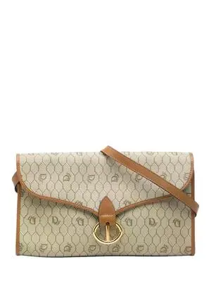 Dior 20th Century Honeycomb Coated Canvas Crossbody Bag - Neutrals