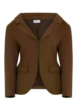 Giuseppe Di Morabito Off-the-shoulder Jacket - Brown