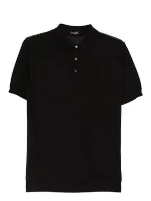 CENERE GB Short-sleeve Polo Shirt Black