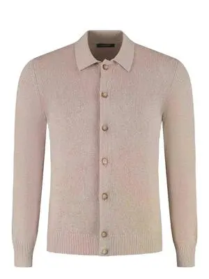 GRAN SASSO Knitted Button-down Shirt - Neutrals