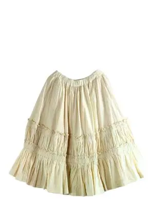 CASEY CASEY Gato Ruffled Skirt - Neutrals