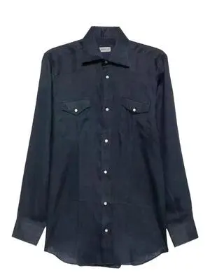 SARTORIO NAPOLI Linen Shirt - Blue