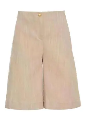 WEILL Denim Bermuda Shorts - Neutrals
