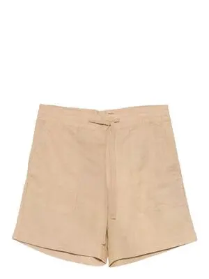 Ralph Lauren Drawstring-waist Patch-pocket Shorts - Neutrals