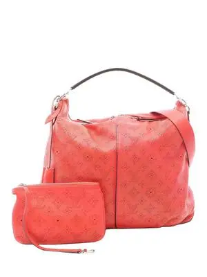 LOUIS VUITTON 2010 Mm Mahina Selene Tote Bag - Orange