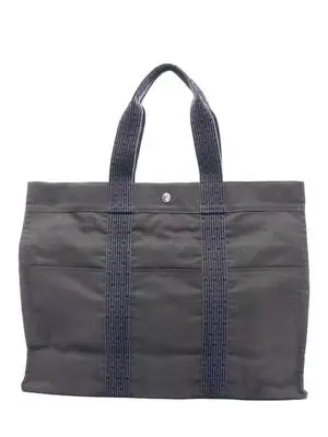 Hermès 2010s Gm Herline Tote Bag - Grey