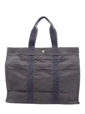 Hermès 2010s Gm Herline Tote Bag - Grey