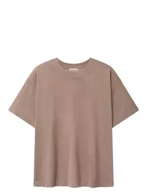 Fear Of God Clean Neck Short Sleeve T-shirt Brown