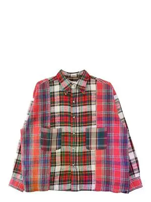 Readymade Patch-work Shirt - Red