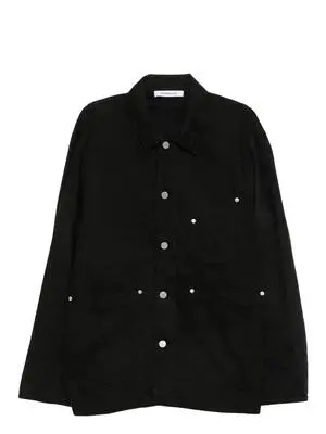 Études Studio Études Studio Rivet-Detailed Worker Jacket Black