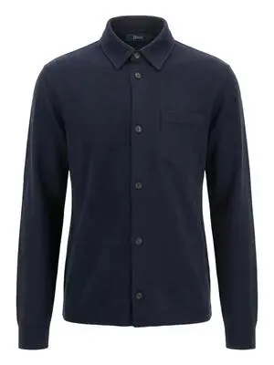 Herno Chest-pocket Long-sleeve Shirt - Blue