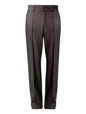 Calvin Klein Pressed-crease Trousers - Brown