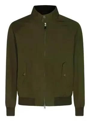 BARACUTA High-neck Zip-up Jacket - Green
