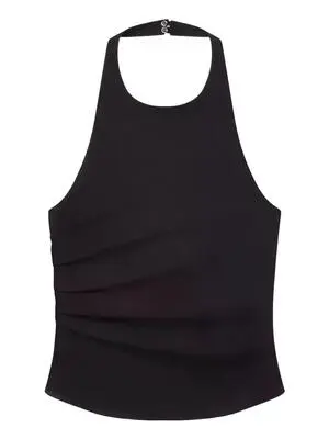 A.L.C. Sylvie Halterneck Top - Black
