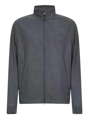Herno Zip-up Stand-collar Jacket - Grey
