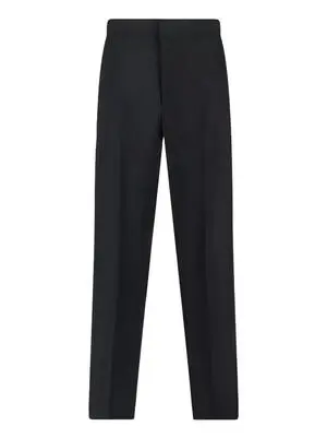 MAISON MARGIELA Wool Trousers - Black