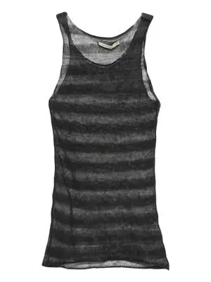Paloma Wool Dino Striped Tank Top - Black