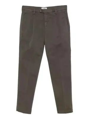 VELA SHOP Pleated Chinos - Brown