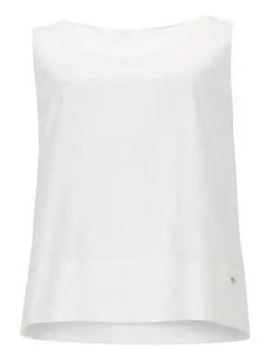 Herno Top With Bow Detail - White