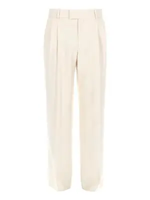 Drole De Monsieur Golfeur Chevrons Pantalone - White