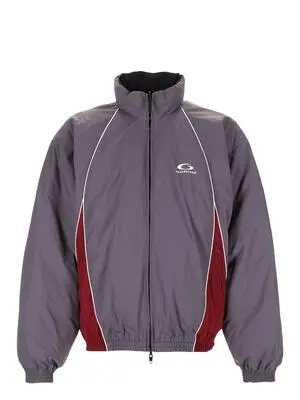 Balenciaga Reversible Logo Jacket - Grey